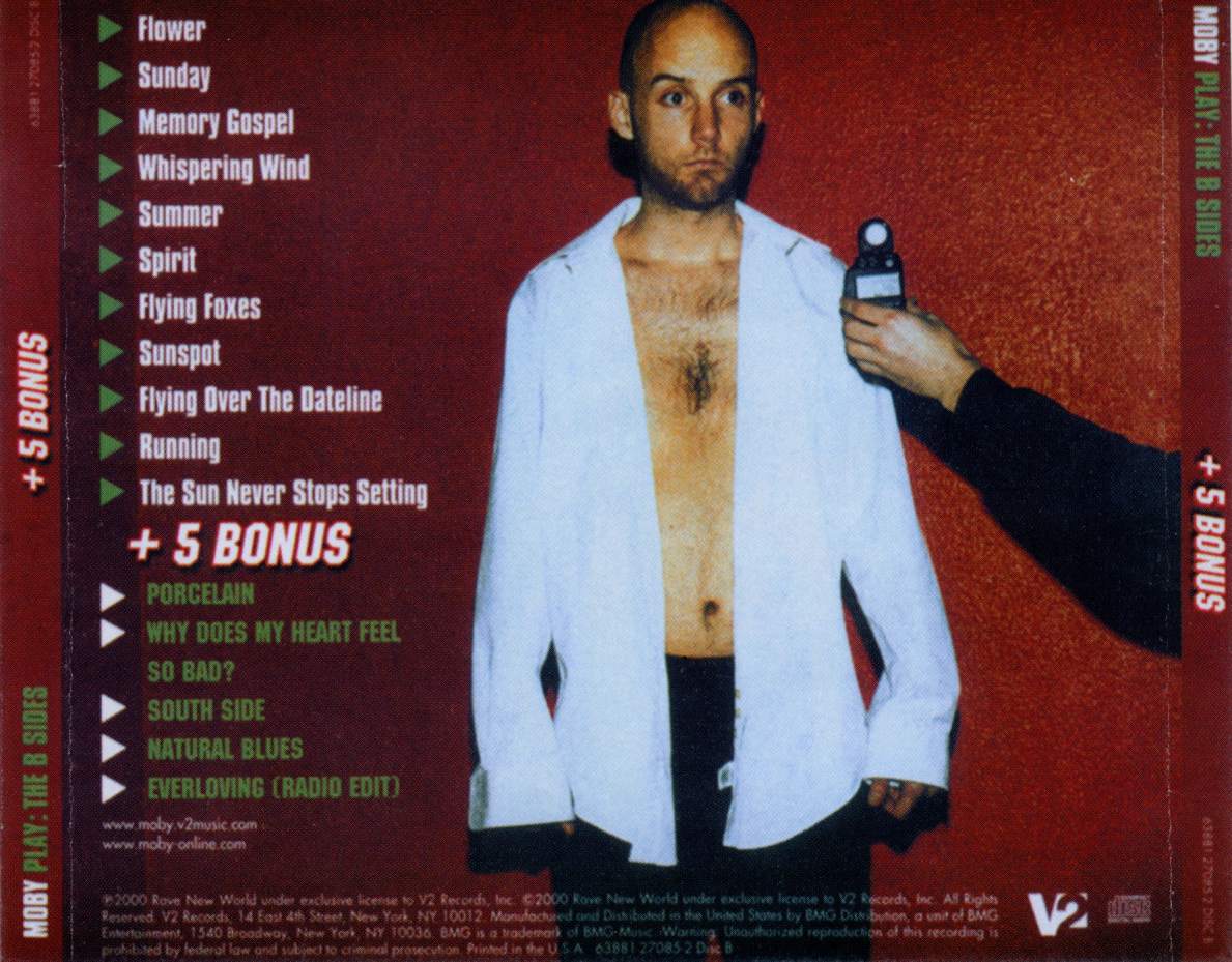 Moby Play The B Sides : Back | CD Covers | Cover Century | Over 1.000. ...